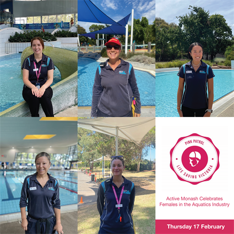Pink Patrol: Celebrating Women in the Aquatics Industry Active Monash